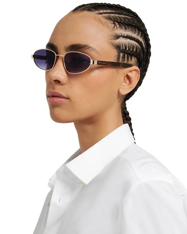 Marc Jacobs Oval Sunglasses, 56mm
