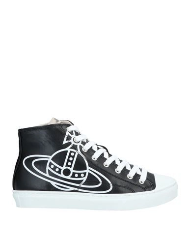 VIVIENNE WESTWOOD Plimsoll High Top Eco Leather Sneakers Size Polyurethane - Black