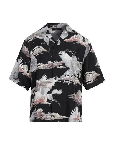 Amiri Shirt Size Silk - Black