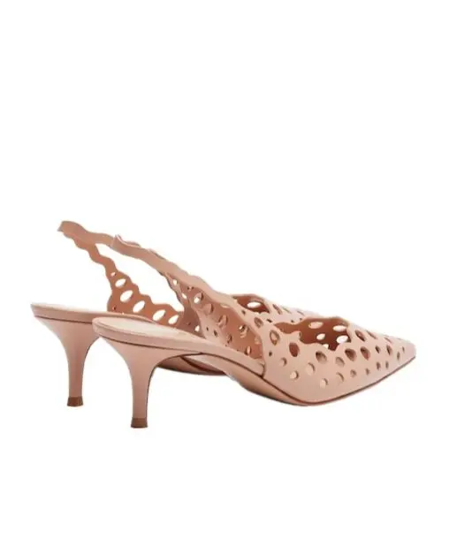 GIANVITO ROSSI Leather Slingback Pumps
