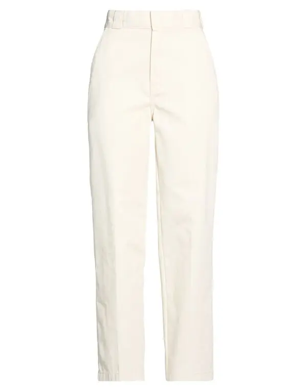 Dickies Pants Cream Size Polyester, Cotton