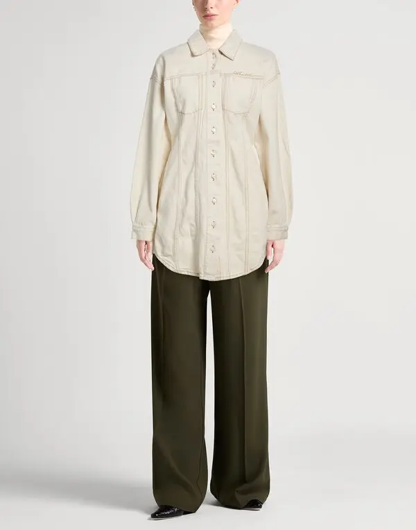 Amiri Denim Outerwear Ivory Size Cotton