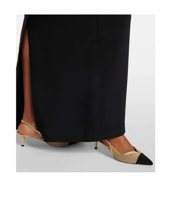 AQUAZZURA Mesh Slingback Pumps