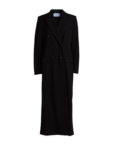 Harris Wharf London Overcoat & Trench Coat Size Viscose, Polyamide - Black