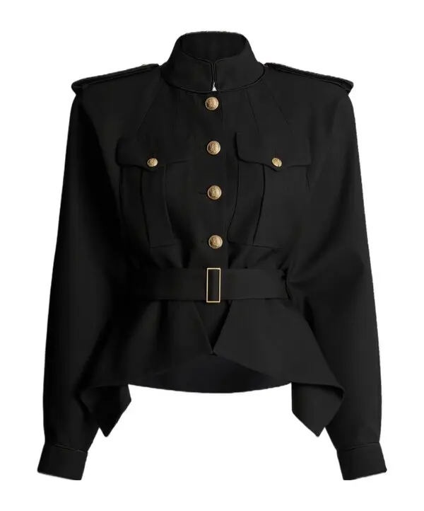 Balmain Wool Signature Jacket