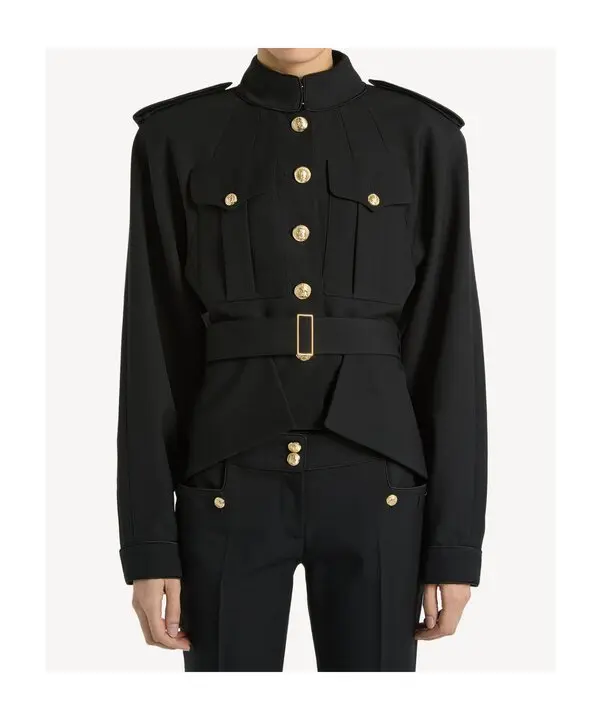 Balmain Wool Signature Jacket