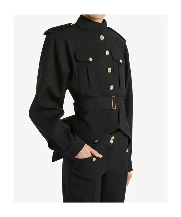Balmain Wool Signature Jacket