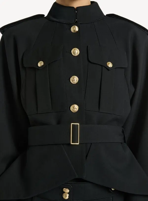 Balmain Wool Signature Jacket