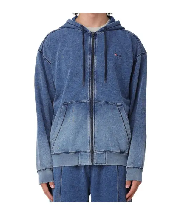 DIESEL® Faded Zip-up Hoodie