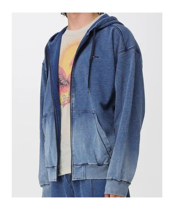 DIESEL® Faded Zip-up Hoodie