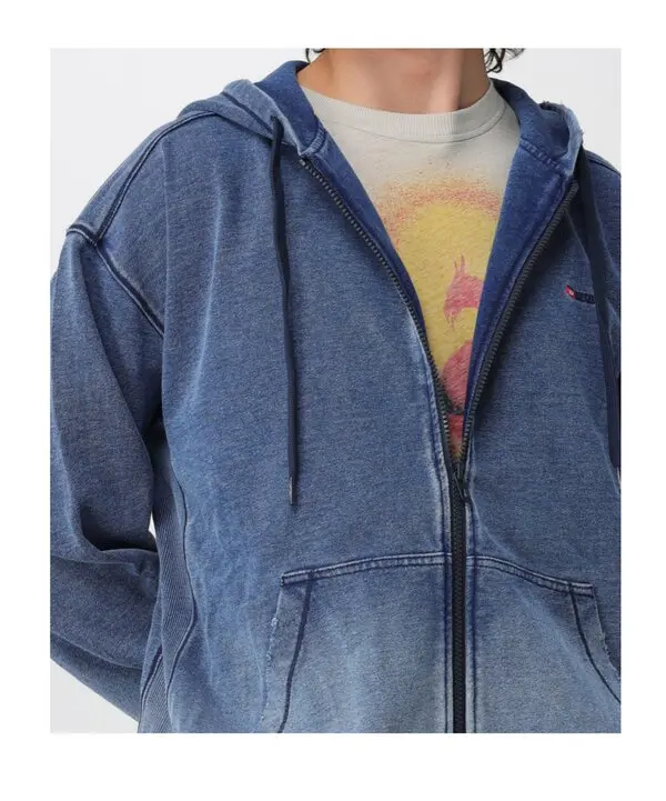 DIESEL® Faded Zip-up Hoodie