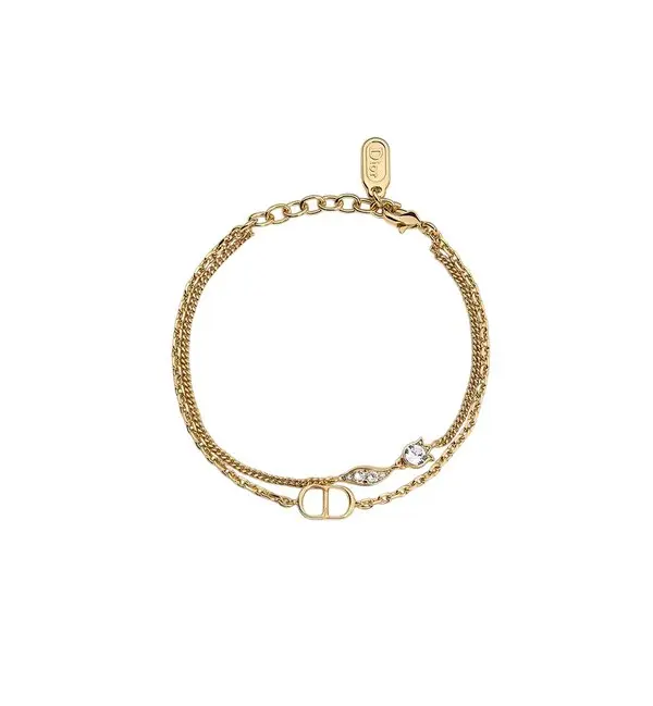 Dior Logo Pendant Necklace