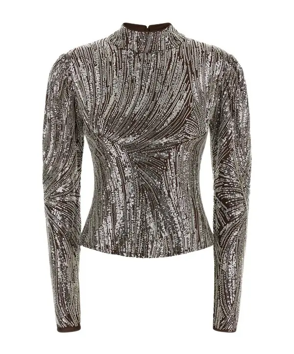 Rabanne Sequin-embellished Top
