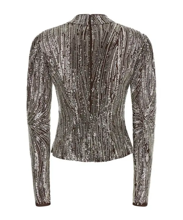 Rabanne Sequin-embellished Top