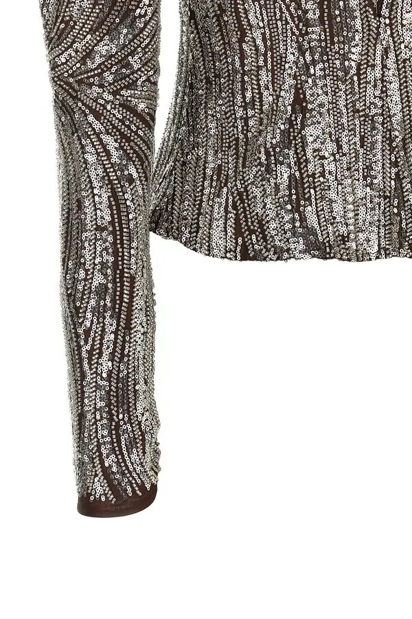 Rabanne Sequin-embellished Top