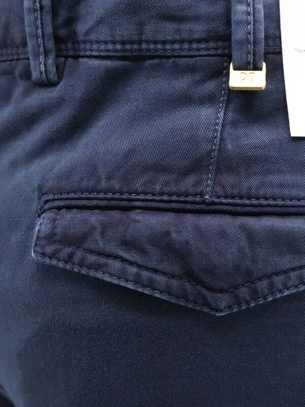 PT TORINO Straight-leg Cotton Pants