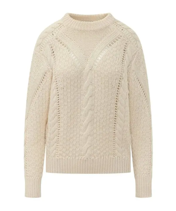 Isabel Marant Étoile Karol Cable Knit Sweater - Nude