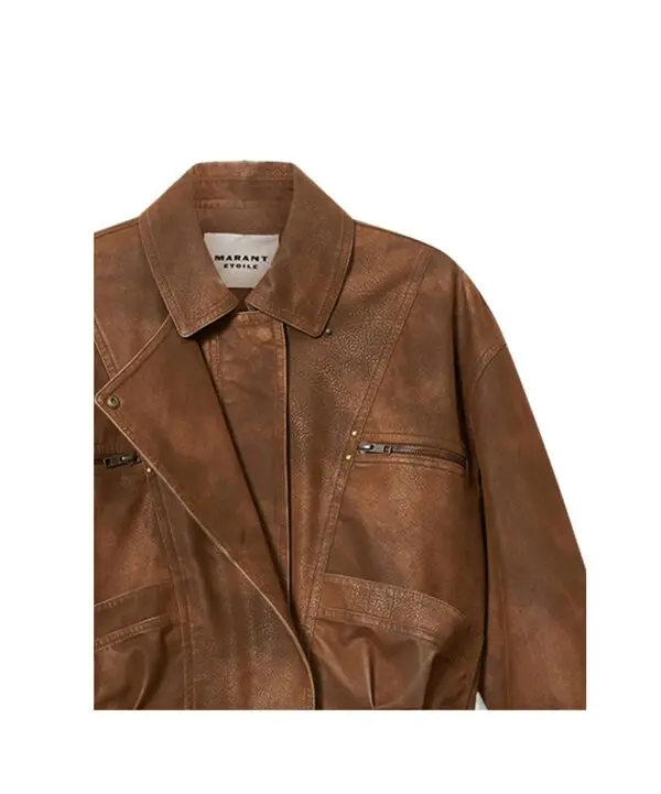 Isabel Marant Étoile Distressed-effect Panelled Jacket