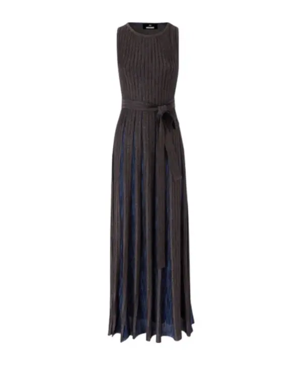 Missoni Metallic-thread Belted Maxi Dress