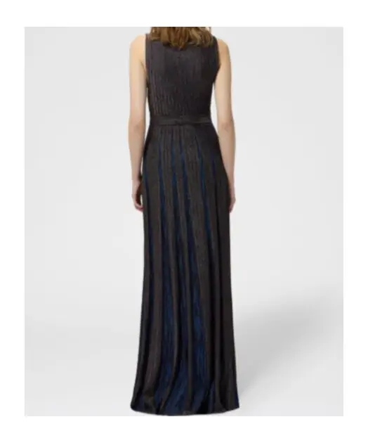 Missoni Metallic-thread Belted Maxi Dress
