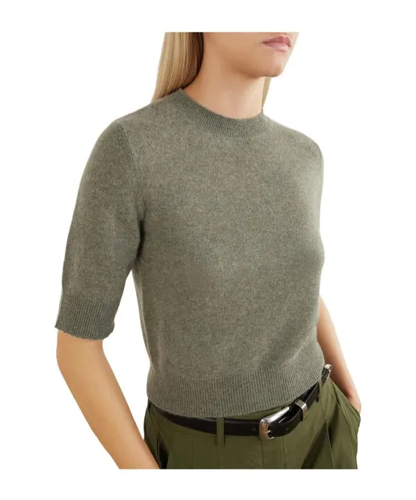 Le Kasha Cropped Cashmere Sweater
