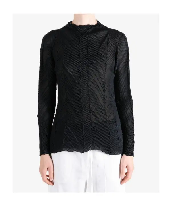Issey Miyake Zigzag Pleats Top