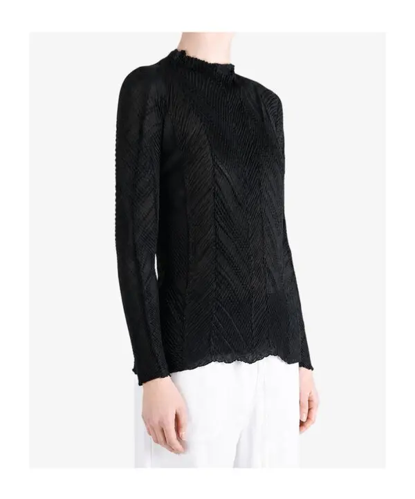 Issey Miyake Zigzag Pleats Top
