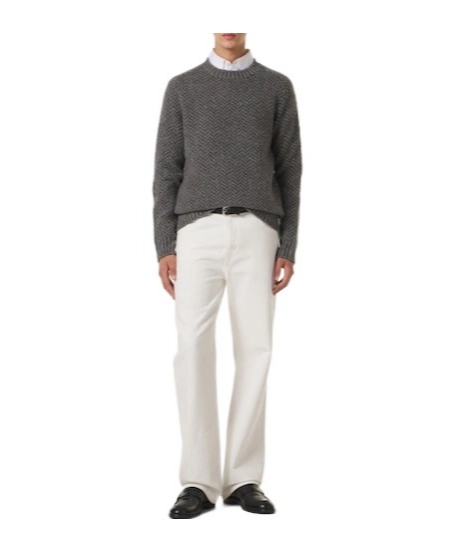 Gabriela Hearst Herringbone Cashmere Sweater