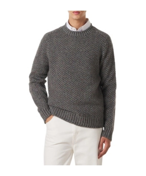 Gabriela Hearst Herringbone Cashmere Sweater