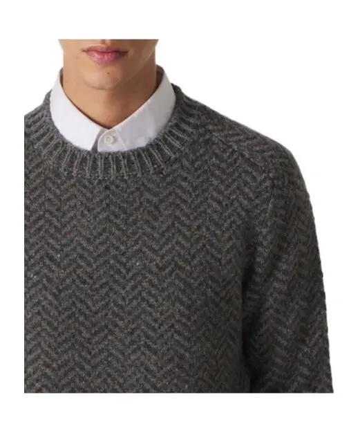 Gabriela Hearst Herringbone Cashmere Sweater