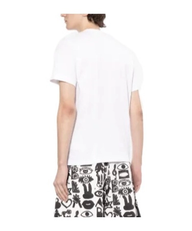 Comme Des Garçons Graphic Print Round-neck T-shirt