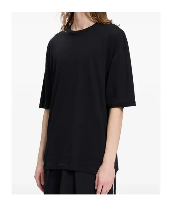 ANN DEMEULEMEESTER Slogan-print Cotton T-shirt