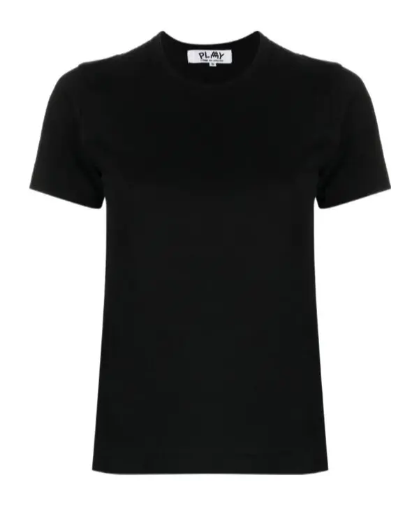 Play Comme Des Garcon Logo-patch Cotton T-shirt