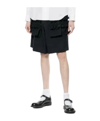 Comme Des Garçons Ruffle Knee-length Shorts