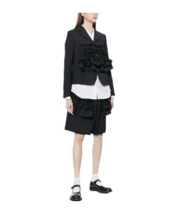Comme Des Garçons Ruffle Knee-length Shorts