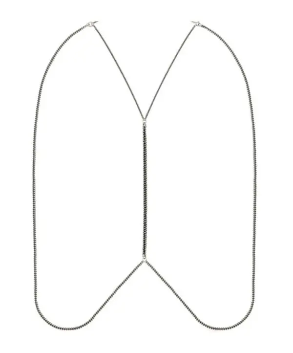 ANN DEMEULEMEESTER Geometric Necklace - Gray