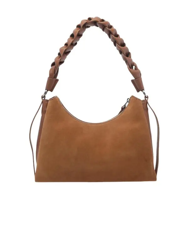COCCINELLE Boheme Small Braided-handle Shoulder Bag