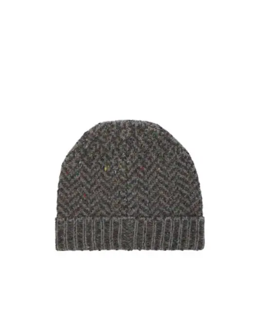 Gabriela Hearst Herringbone Cashmere Beanie