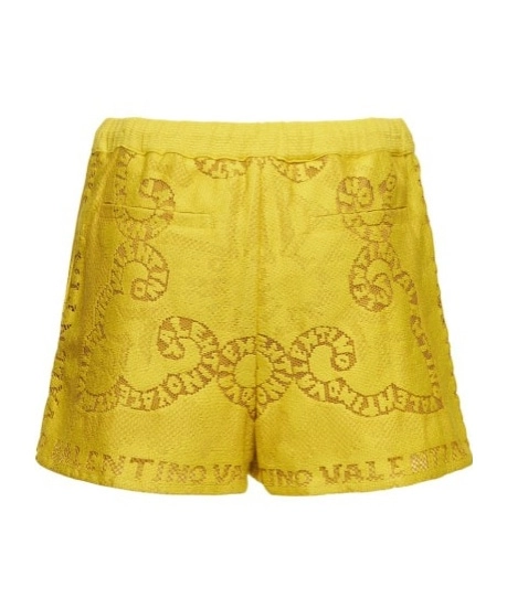 Valentino Garavani Shorts With Embroidered Details