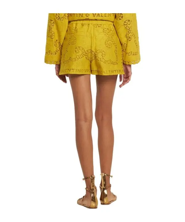 Valentino Garavani Shorts With Embroidered Details