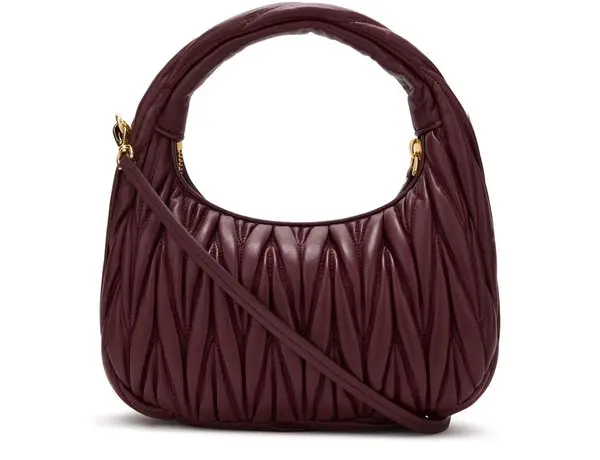 Miu Miu Nappa Leather Crescent Bag