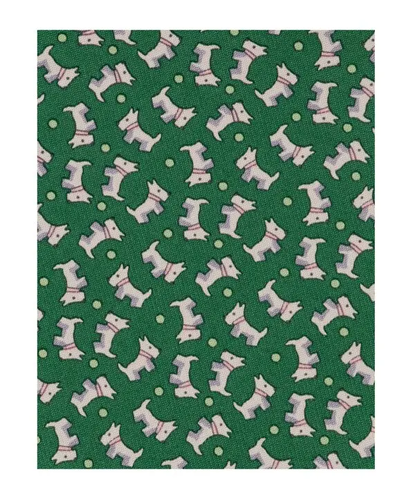 FERRAGAMO Printed Tie - Green
