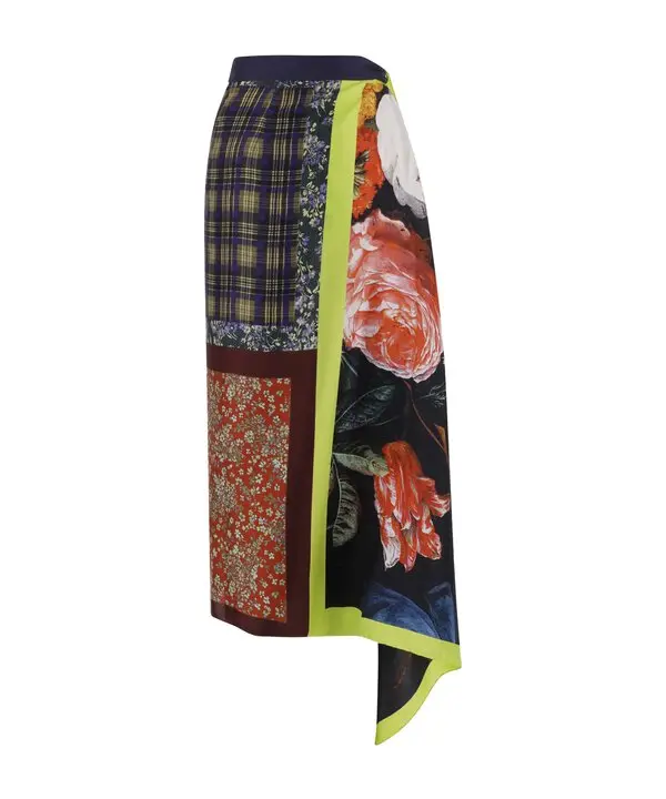 Dries Van Noten Patterned Skirt