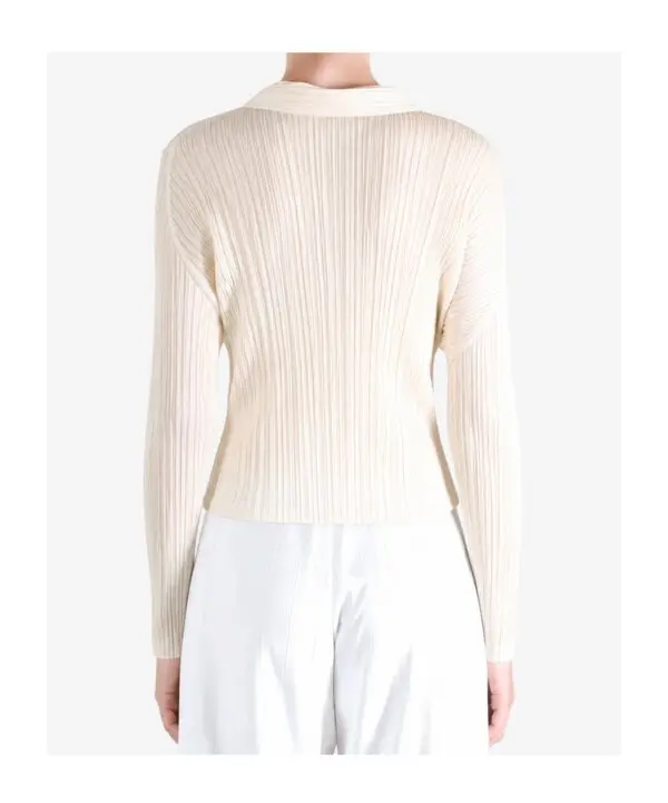 Issey Miyake Two-way Zip Pleated Jacket