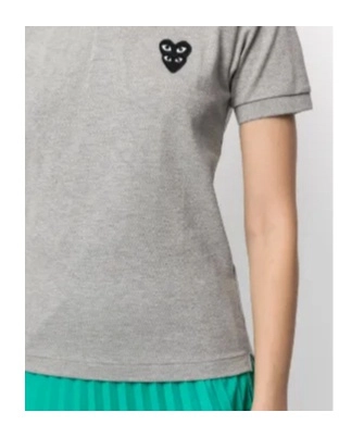 Play Comme Des Garcon Labeled Polo Shirt