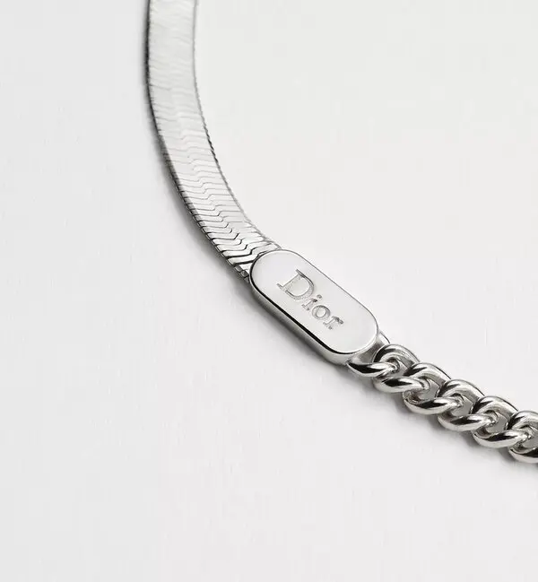 Dior Stack Chain Link Necklace