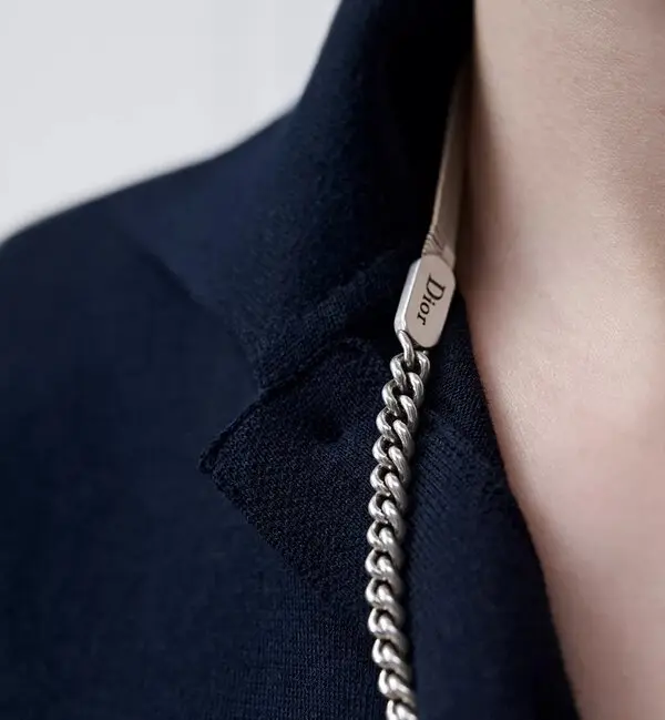 Dior Stack Chain Link Necklace