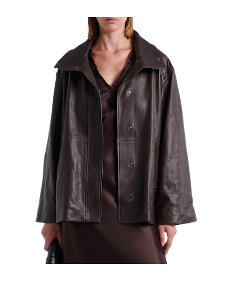 Nour Hammour Lowen Leather Jacket