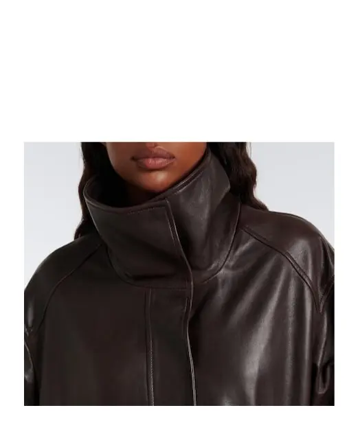 Nour Hammour Lowen Leather Jacket