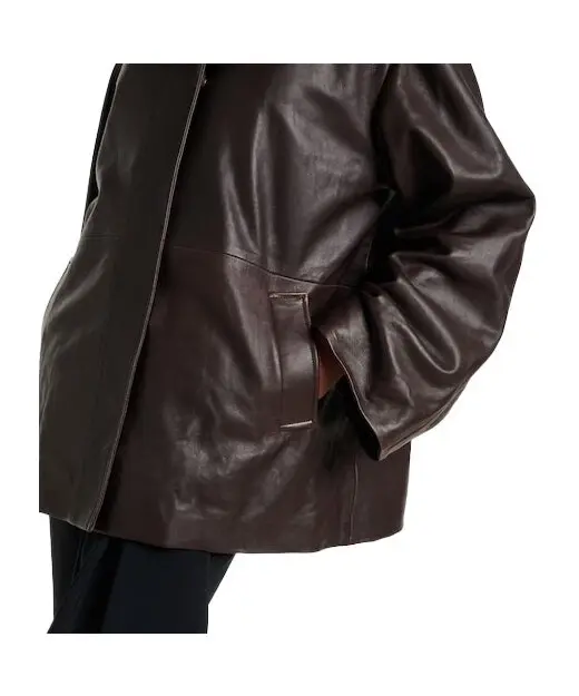 Nour Hammour Lowen Leather Jacket